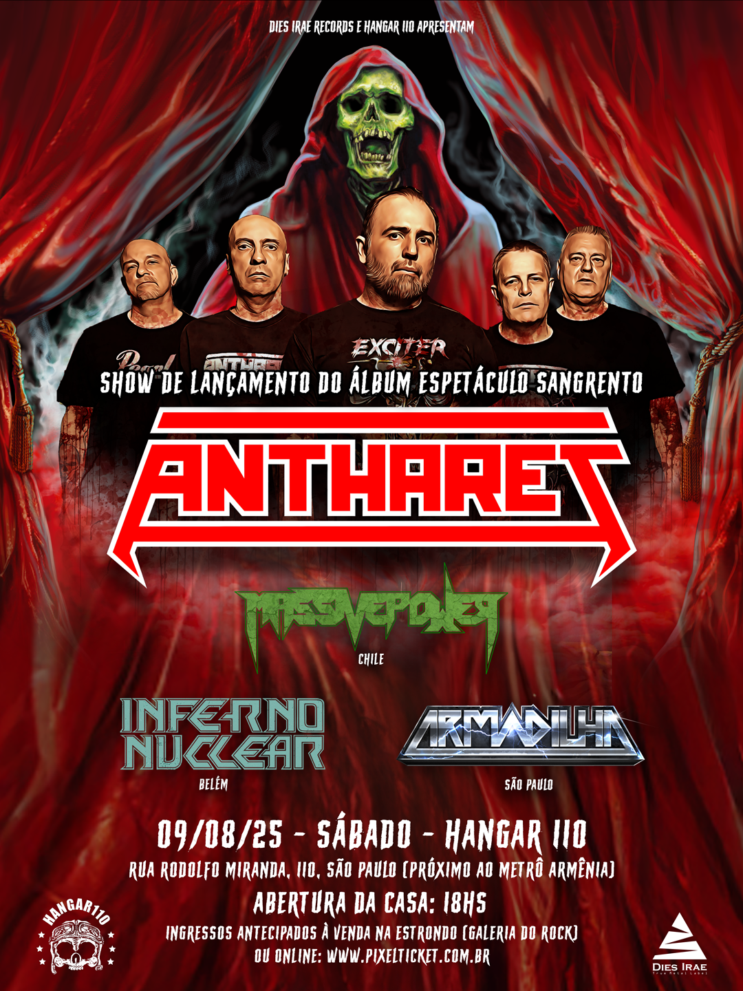 Anthares lança novo álbum “Espetáculo Sangrento” e faz show de ...